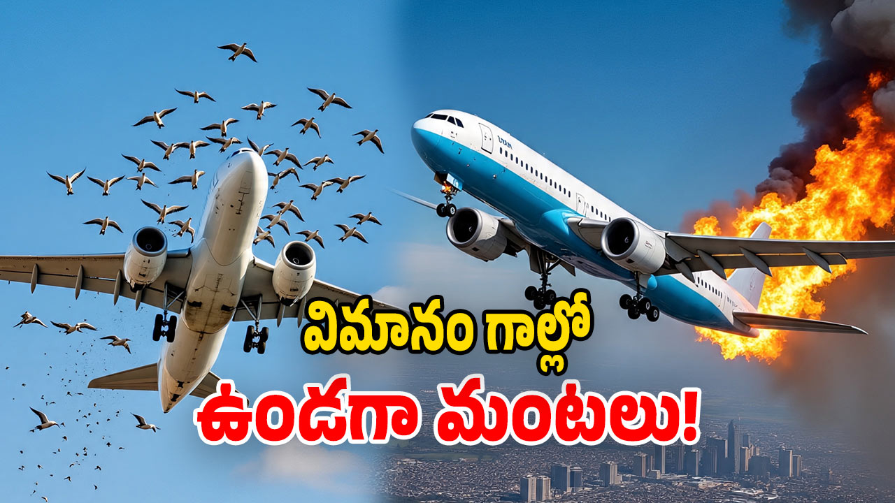 Flight Catches Fire: విమానం గాల్లో ఉండగానే మంటలు